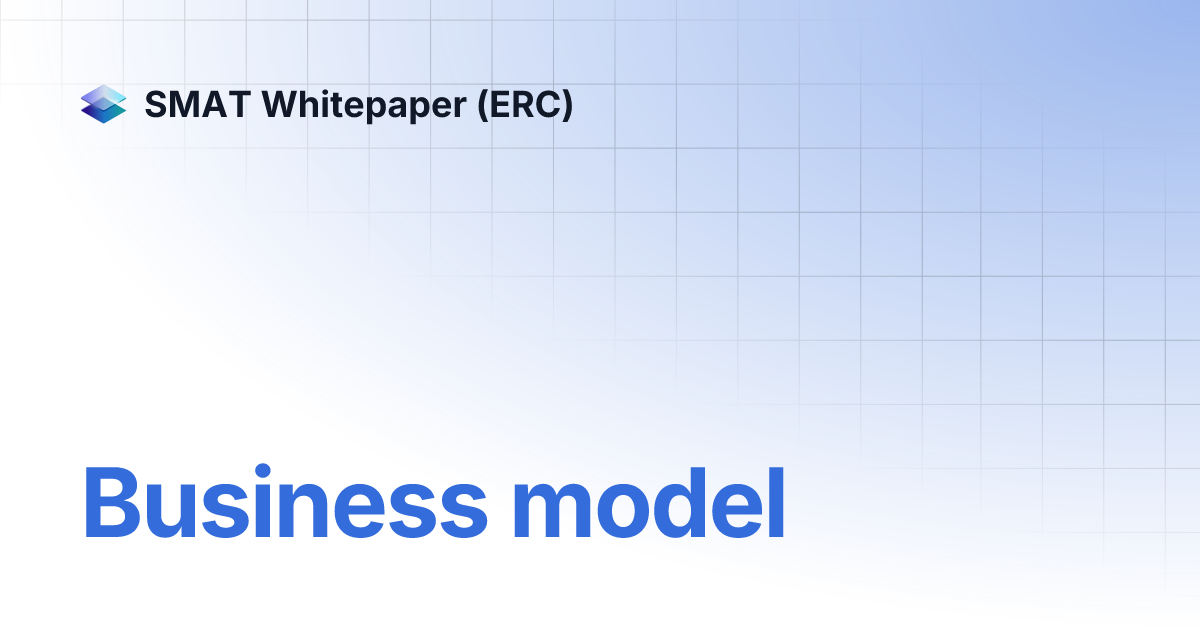 Business model | SMAT Whitepaper (ERC)